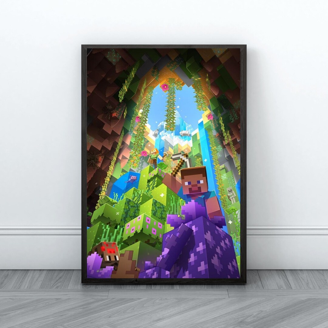 Minecraft Game Poster Wall Art Room Decor. - Etsy