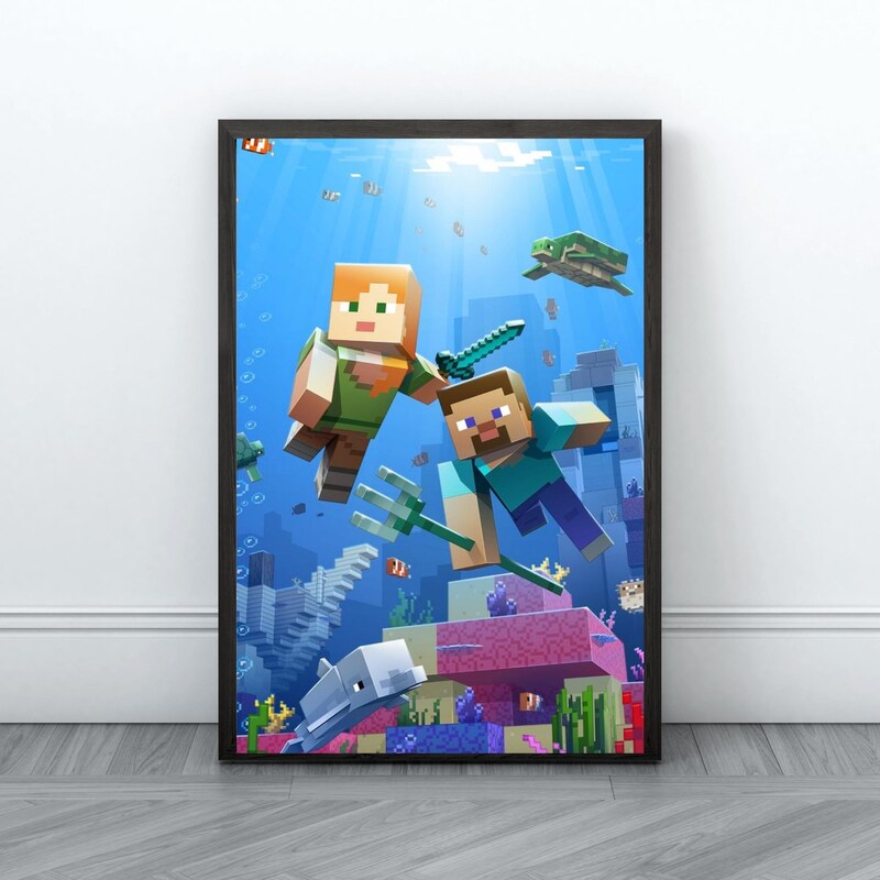 Minecrafts Poster - Etsy