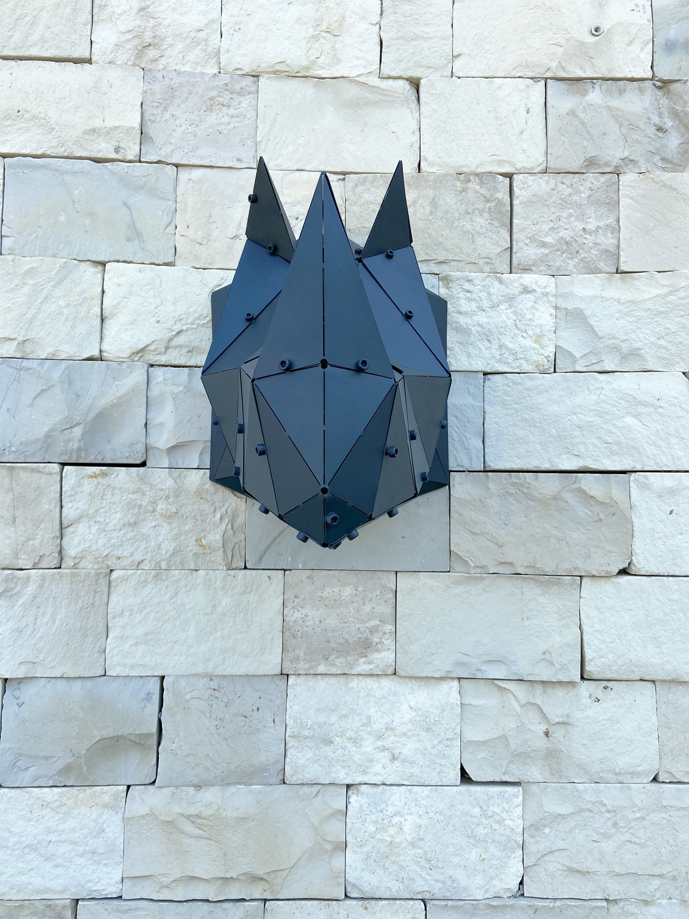 Rhino Metal DIY Wall Decor Digital DXF Pattern Without Welding, DIY ...