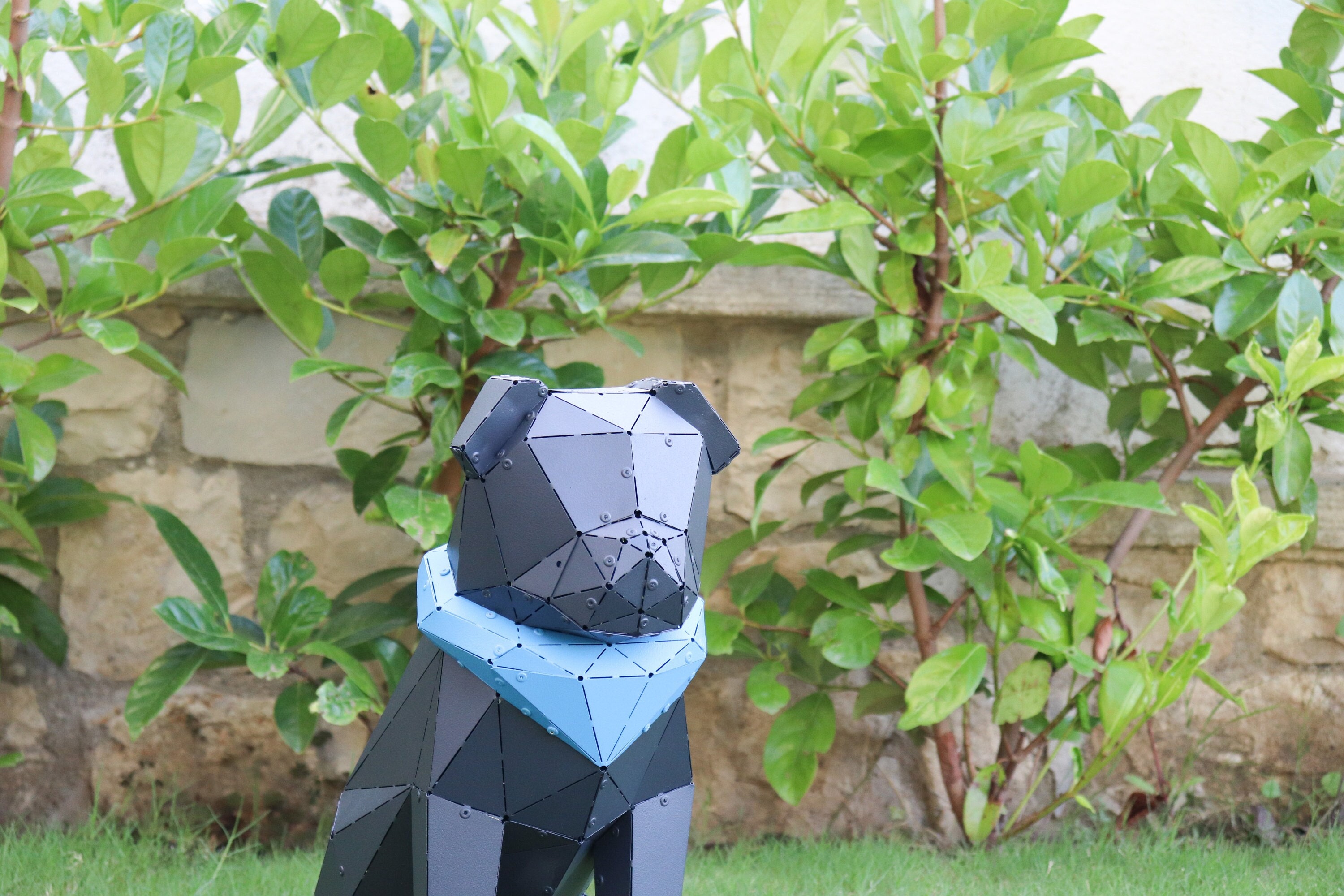 Pug Metal Wall Decor 3D Metal Art Decor Metal Dog Sculpture - Etsy