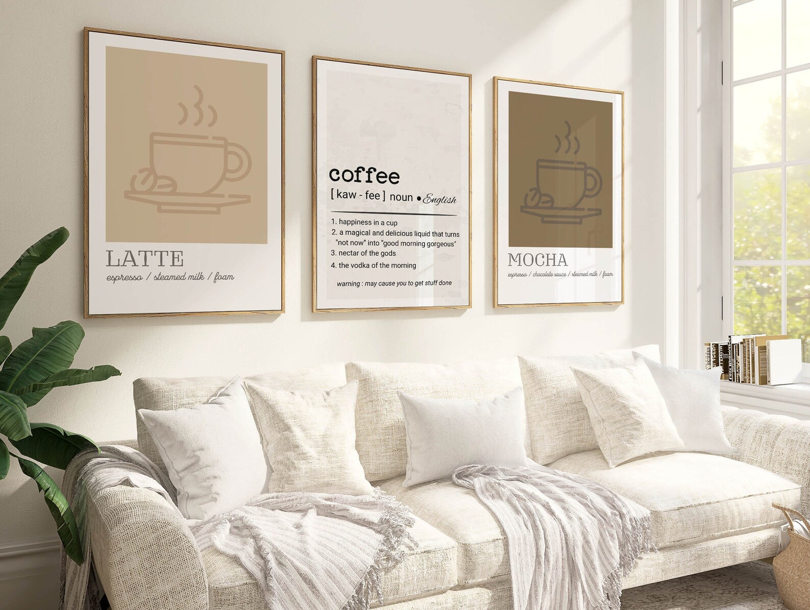 Coffee Bar Gallery Wall Set of 9 Coffee Wall Art Printable Coffee Art ...