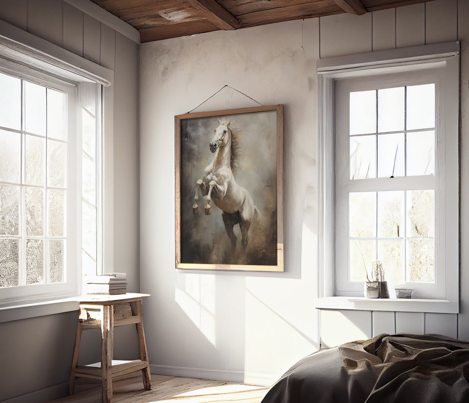 Western Cowboy Gallery Set of 20 Vintage Cowboy Oil Painting Western ...