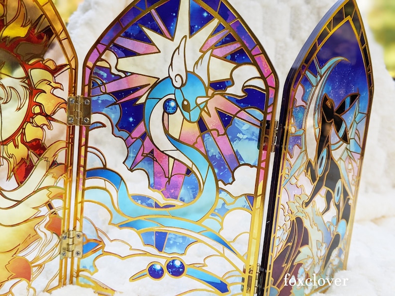 Stained Glass Creatures - Sun, Moon, Stars Acrylic Standee | Household ...