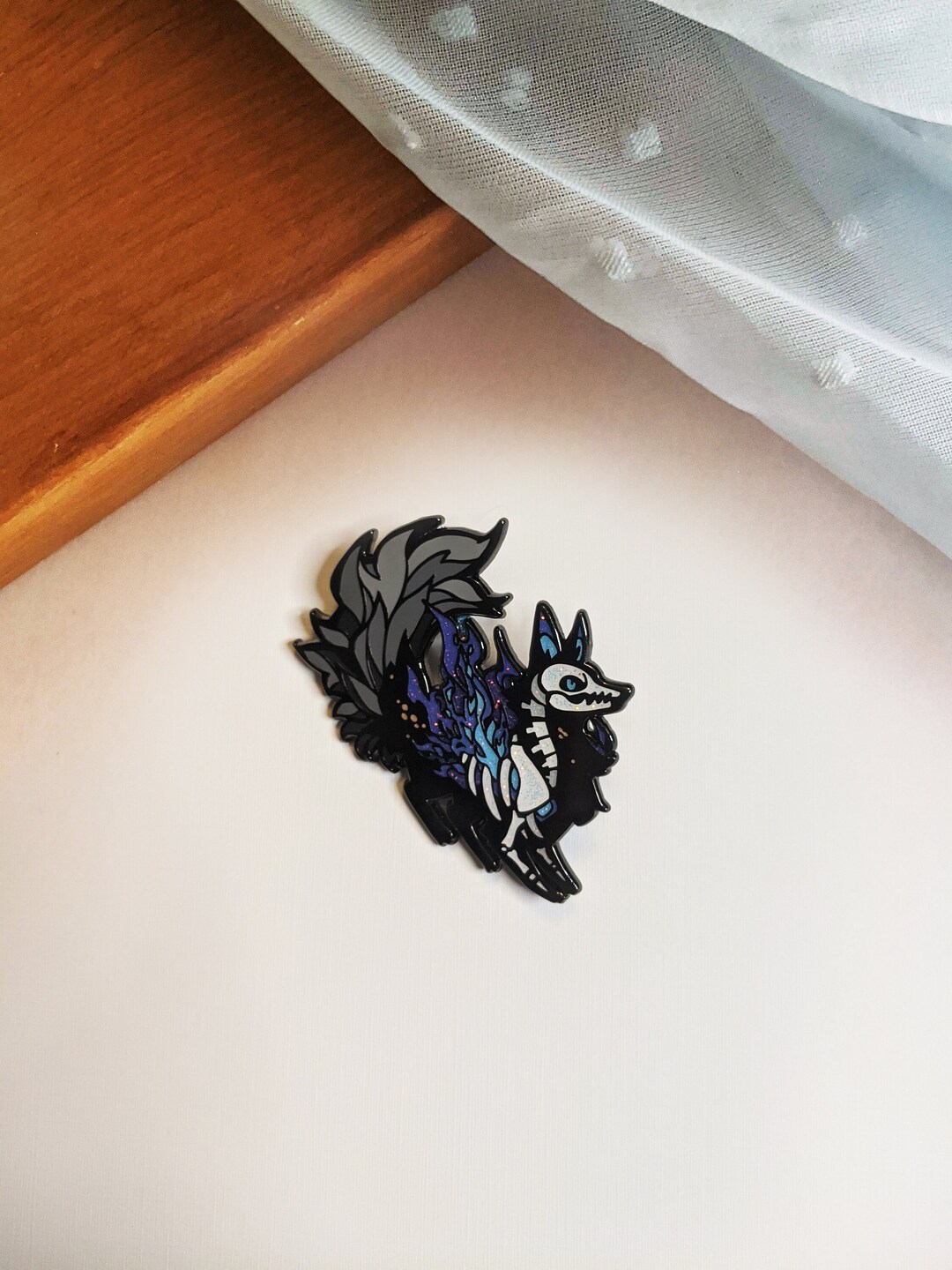 Doggy Skeleton Enamel Pin | Pin Collector | Lunar Moon | Gift for ...