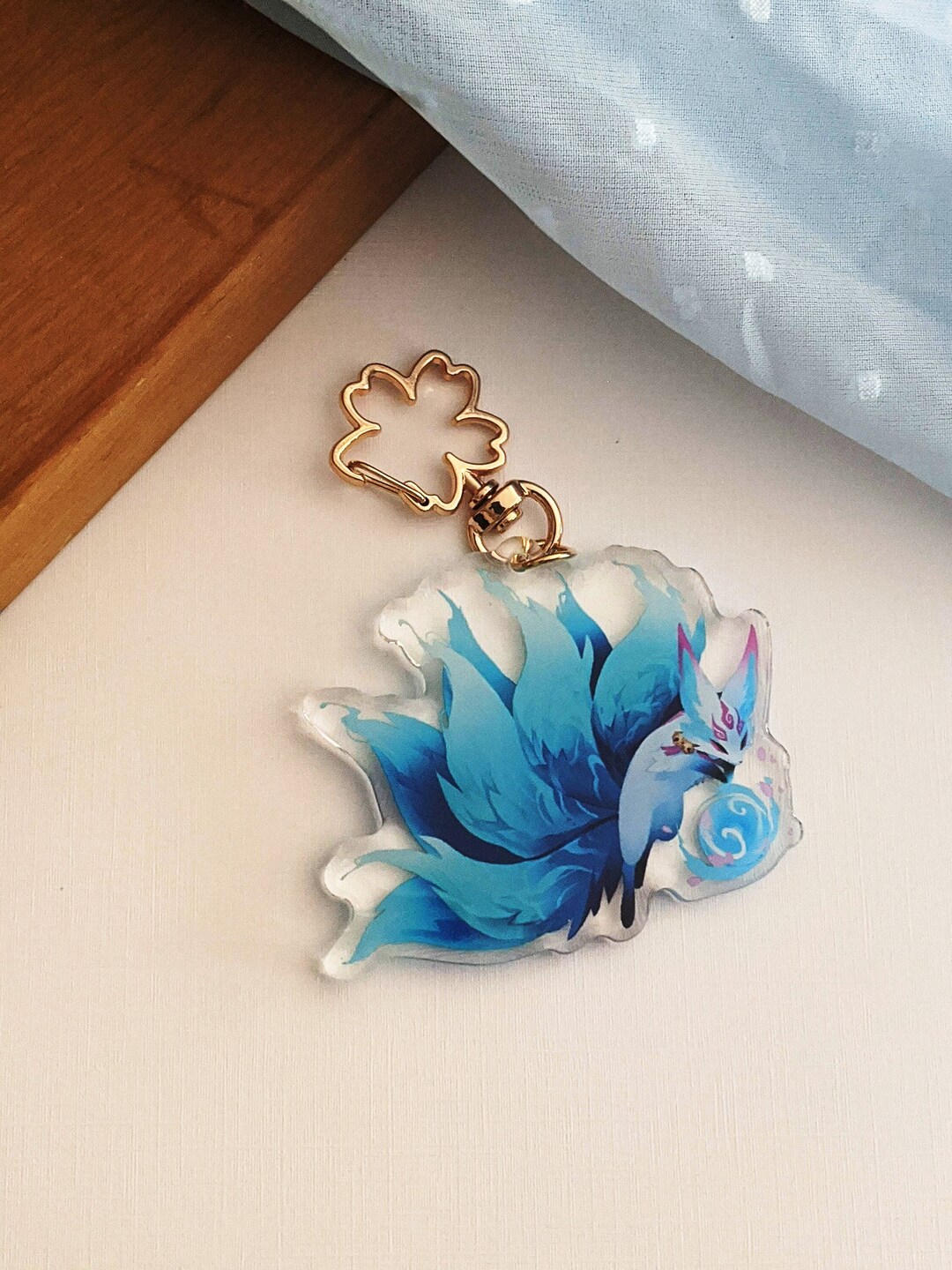 League of Legends - Ahri Keychain | AD | Ahri Main | Kitsune | Gift for ...