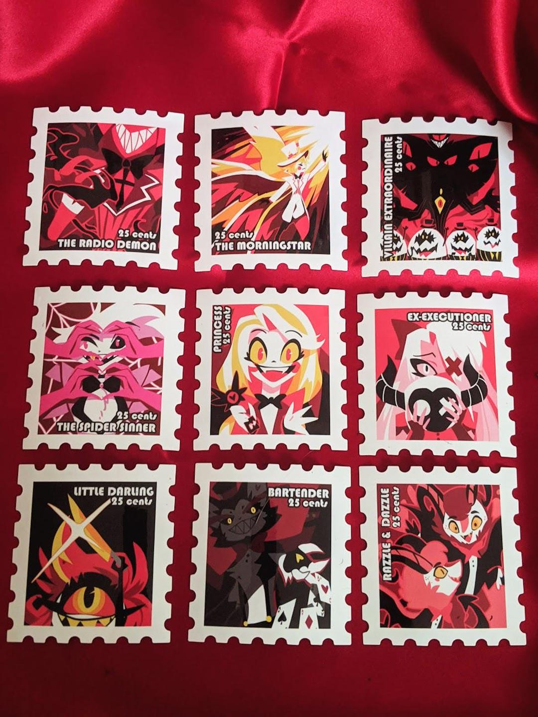 Hazbin Hotel - Limited Palette Sticker Packs | Stamp | Charlie Alastor ...