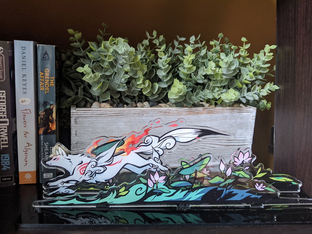 Sun Goddess Wolf Acrylic Standee | Household Decor | Gift for Gamers ...