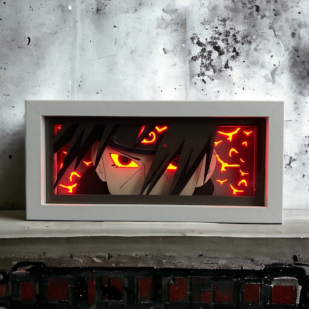 Naruto Itachi Anime Light Box Anime Desk Lamp Gift Idea Japanese Anime ...
