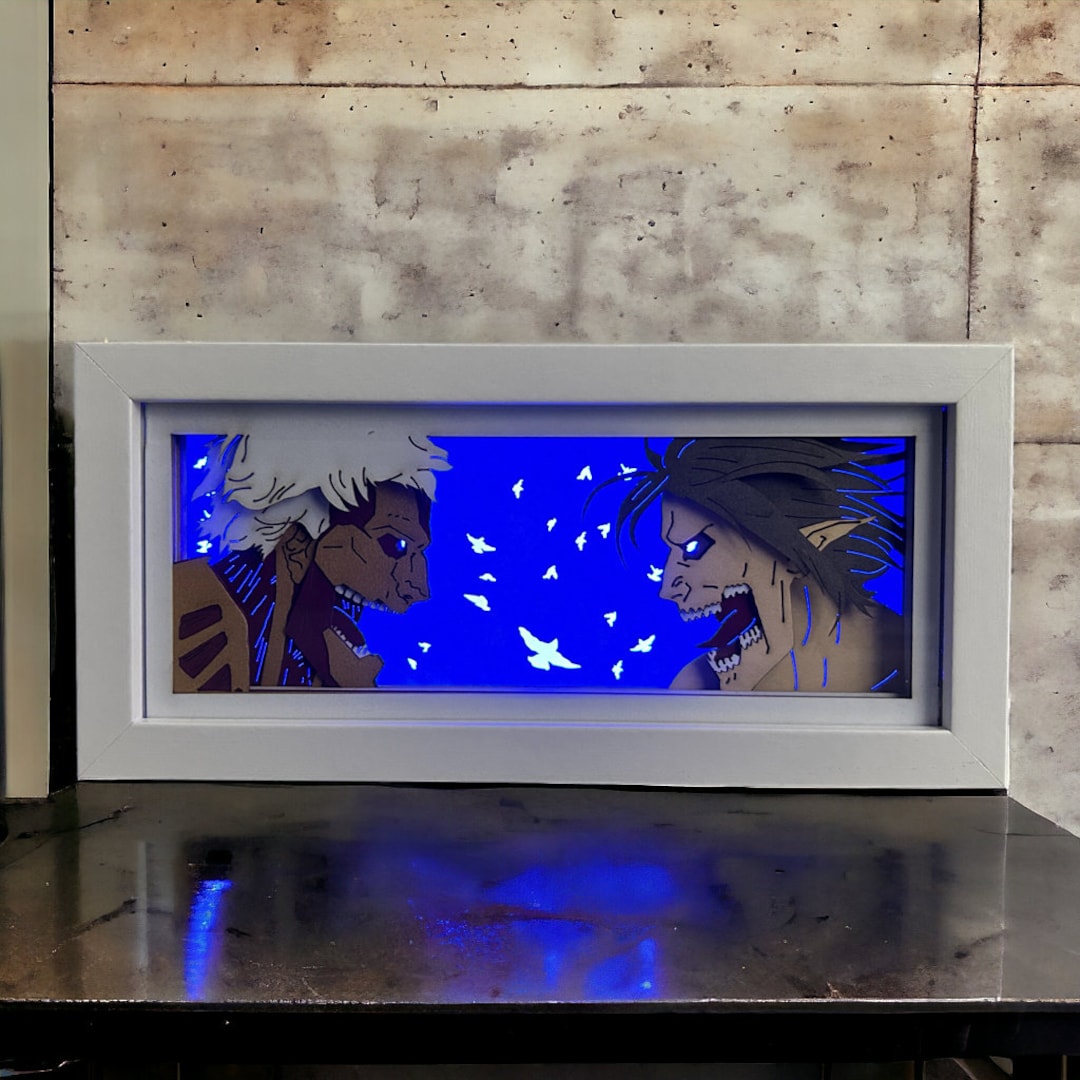 Anime Table Lamp Anime Lightbox anime Desk Night Lamp Gift Idea Anime ...