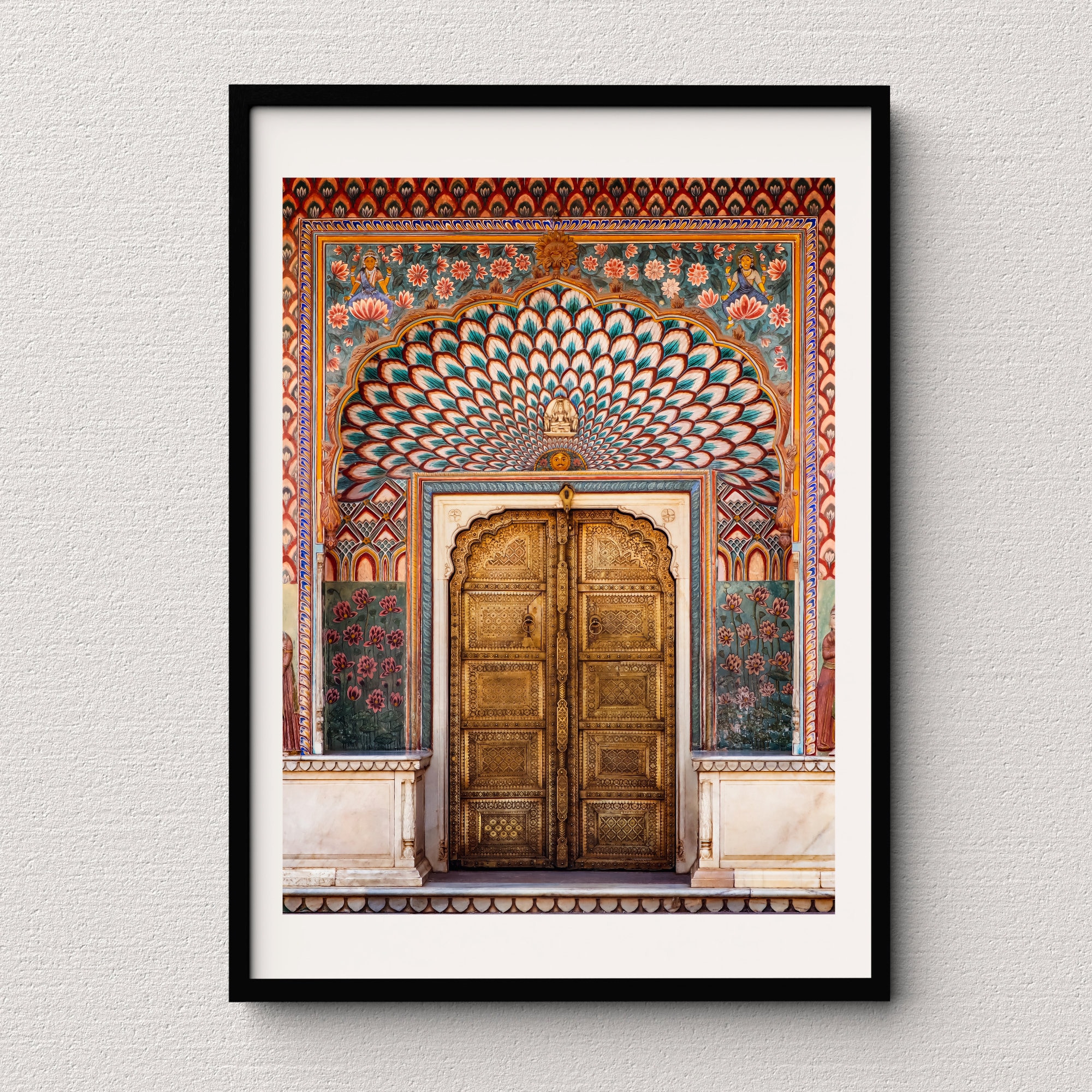 Rose Gate Photograph, Jaipur Palace, Rajasthan, India, Printable Wall ...