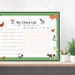 Animal Weekly Chore List, Chore Chart, Kids Chore List, to Do List ...