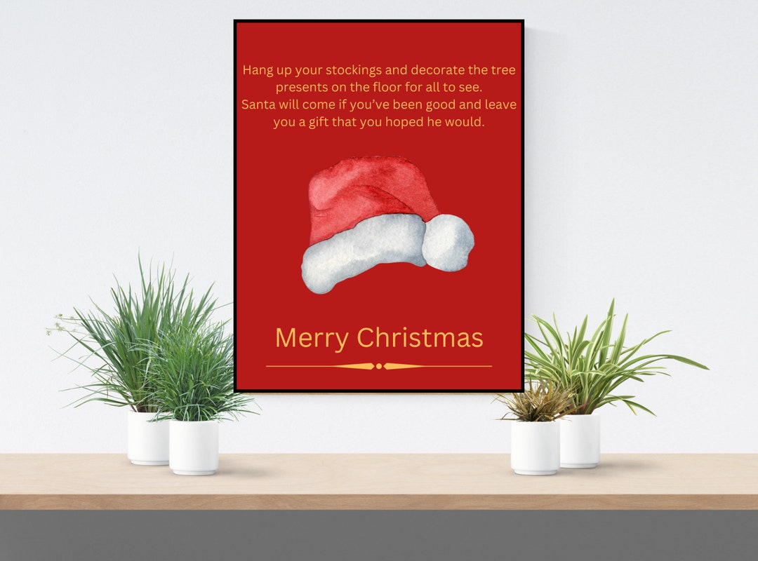 Christmas Poem, Christmas Picture, Christmas Backdrop, the Night Before ...