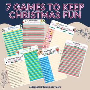 Christmas Games Family, Games, Games for Christmas, Printable Christmas ...