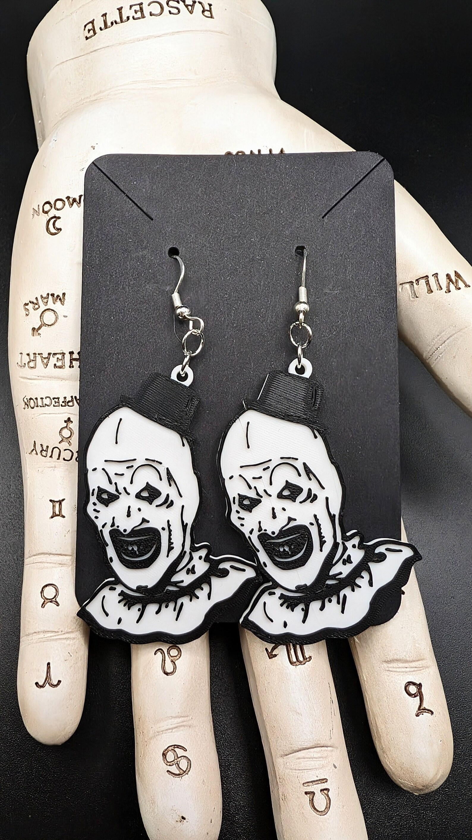 Terrifier Art the Clown Dangle Earrings Horror Movie Fan Jewelry - Etsy