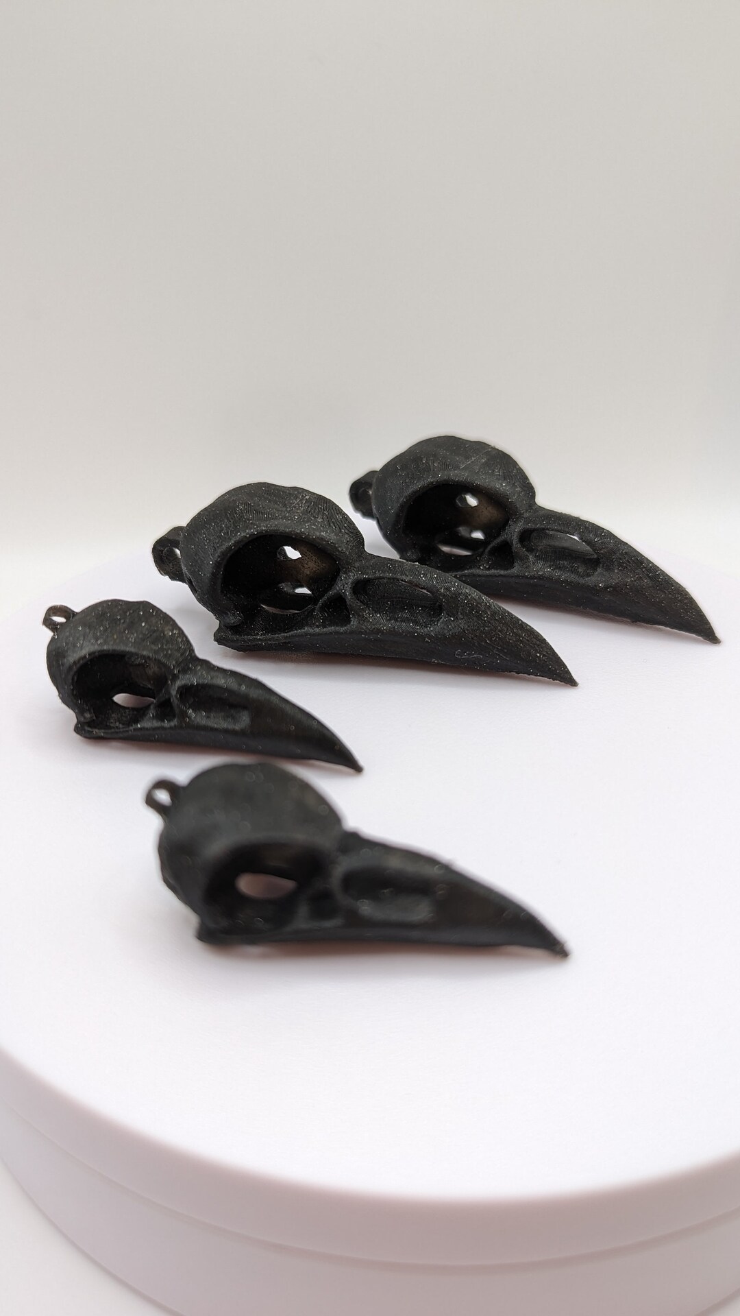 Gothic Crow Charm - Etsy