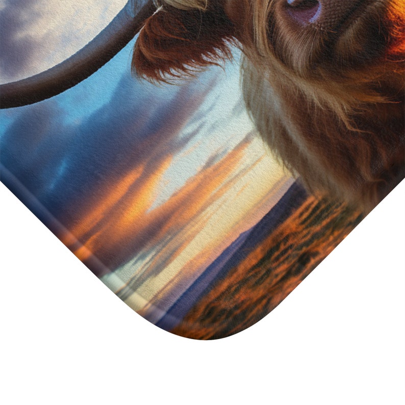 Highland Cow Bath Mat (2 of 4) - Etsy