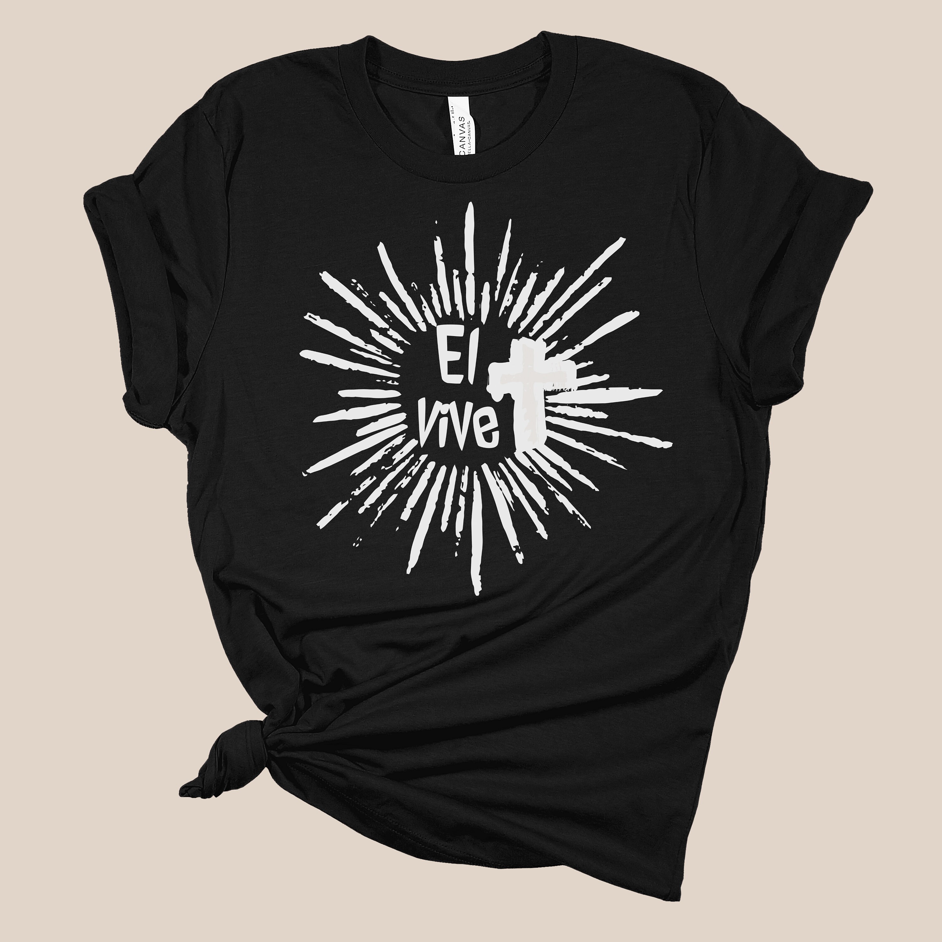 El Vive T-shirt, Spanish Christian T-shirt, Camisa Cristiana, Spanish ...