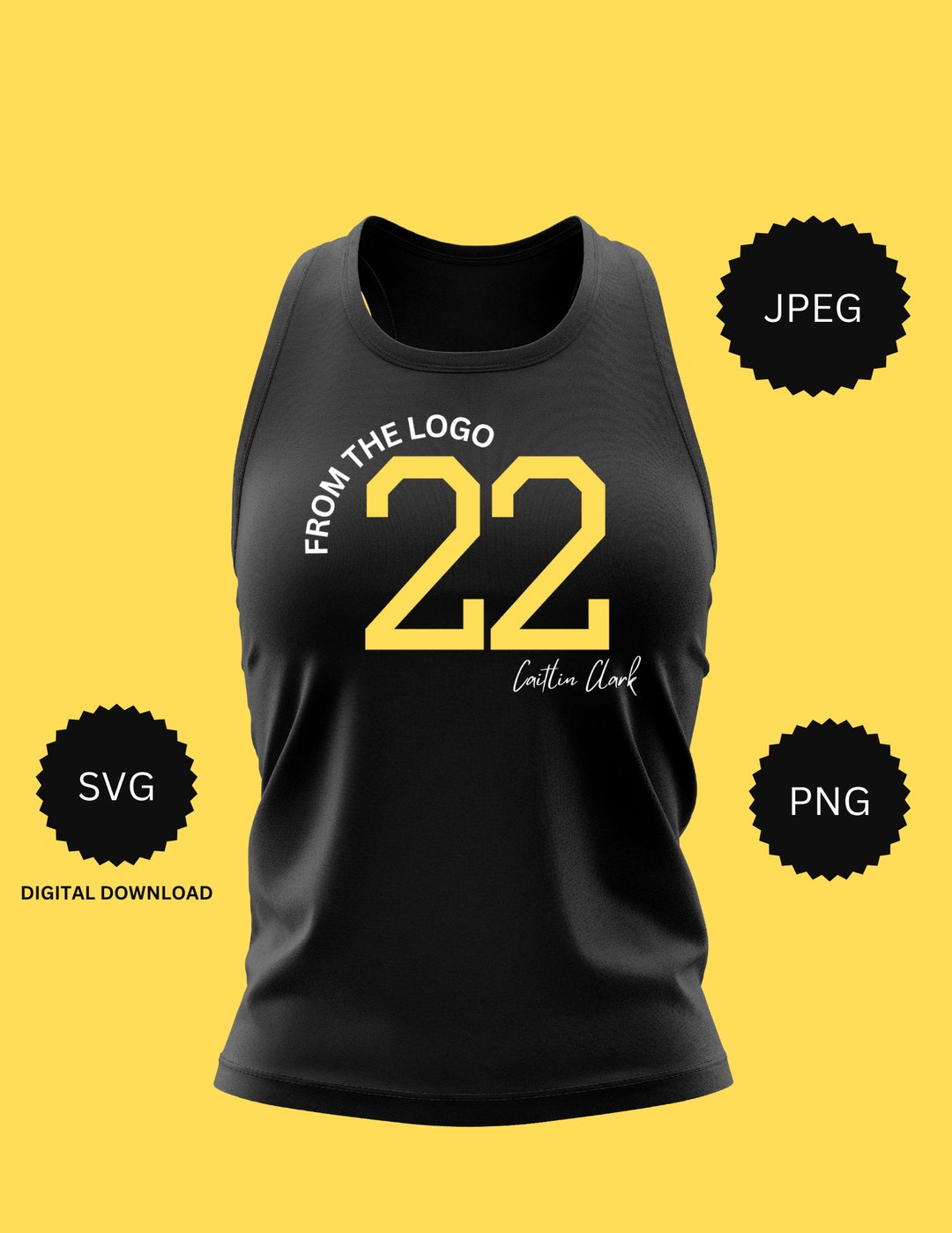 From the Logo 22 | Caitlin Clark | PNG-SVG-JPG | Digital Download - Etsy