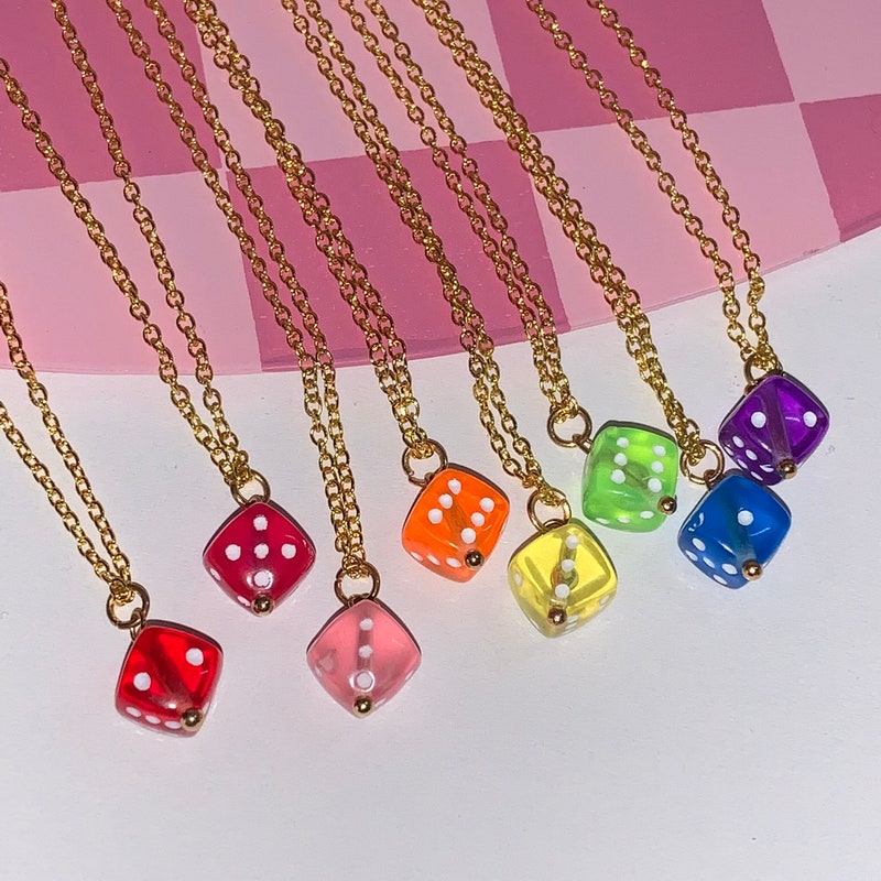 Dice Necklace - Etsy