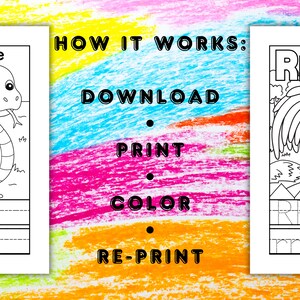 Kids Printable Animal Alphabet Coloring Pages and Letter Tracing for ...