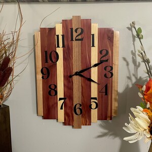 Hard Wood Clock Handmade Home Décor - Etsy