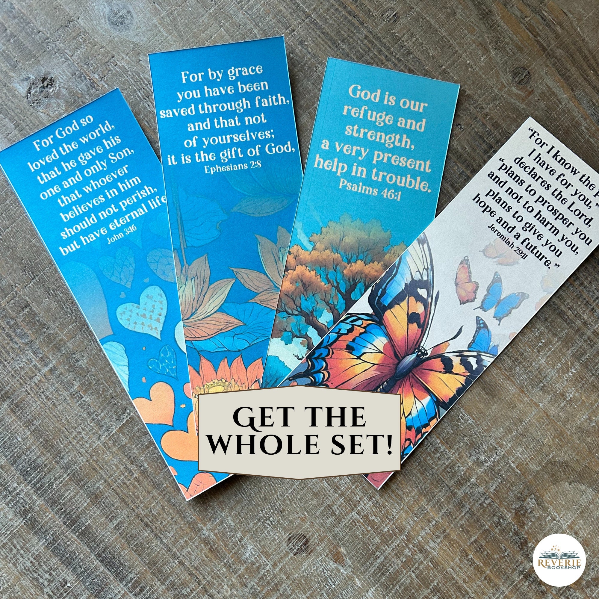 John 3 16 Bible Verse Bookmark 2.5x7 Inch Love Inspirational Gift for ...