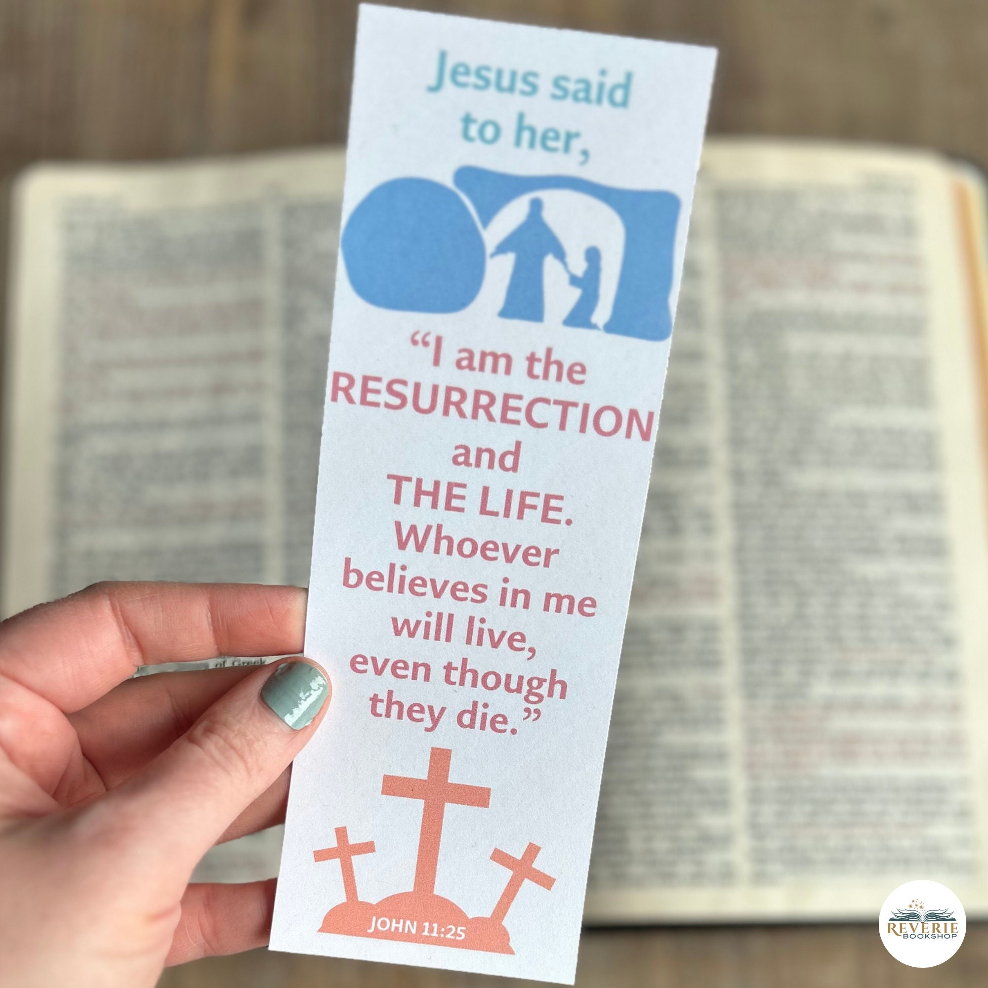Easter Printable Bookmarks | Paper Bookmarks | PDF Bible Bookmark Set ...