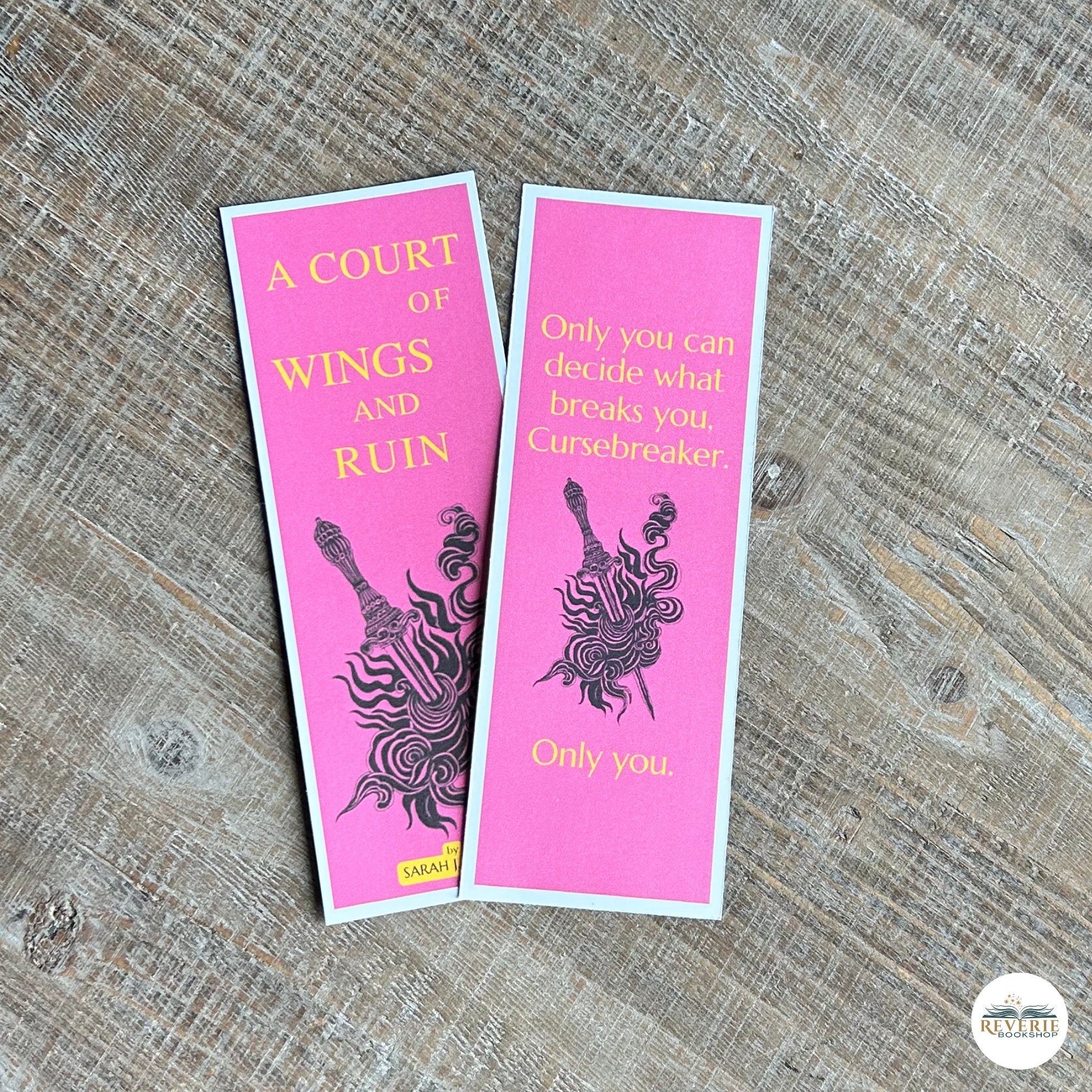 ACOTAR Printable Bookmarks PDF Sarah J. Maas Bookmark Set of 5 Last ...