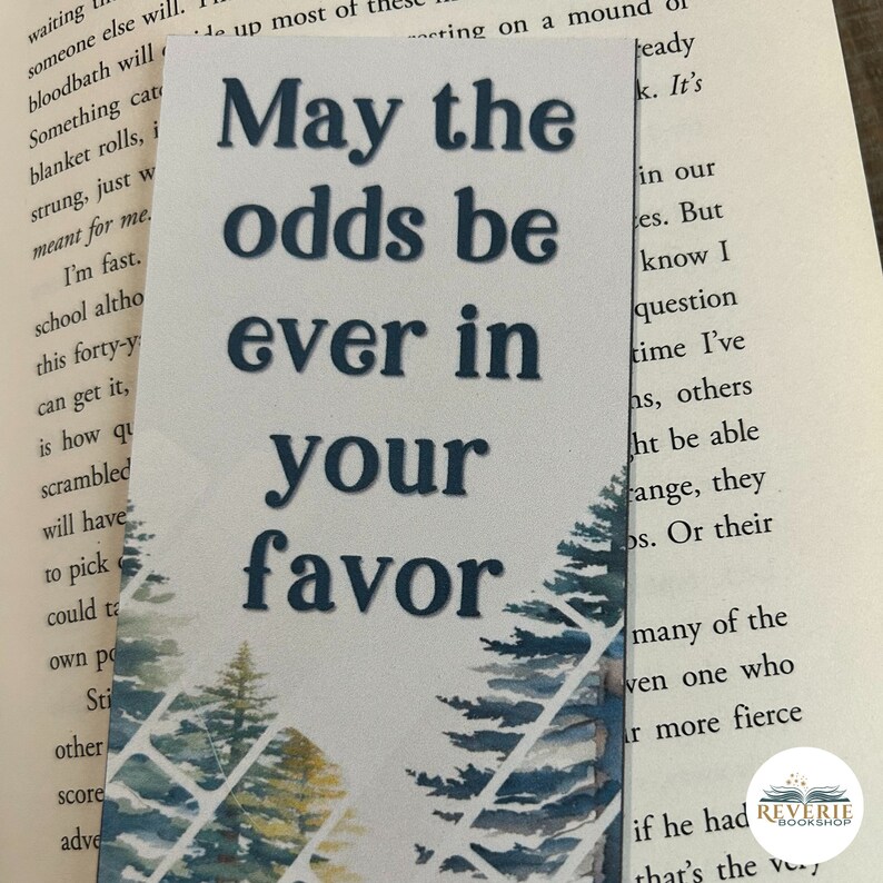 May the Odds Be Ever in Your Favor Hunger Games Printable Bookmark PDF ...