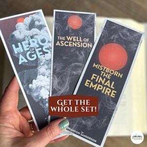 The Well of Ascension Bookmark Mistborn Merch | Double Sided, 2.5"x7 ...