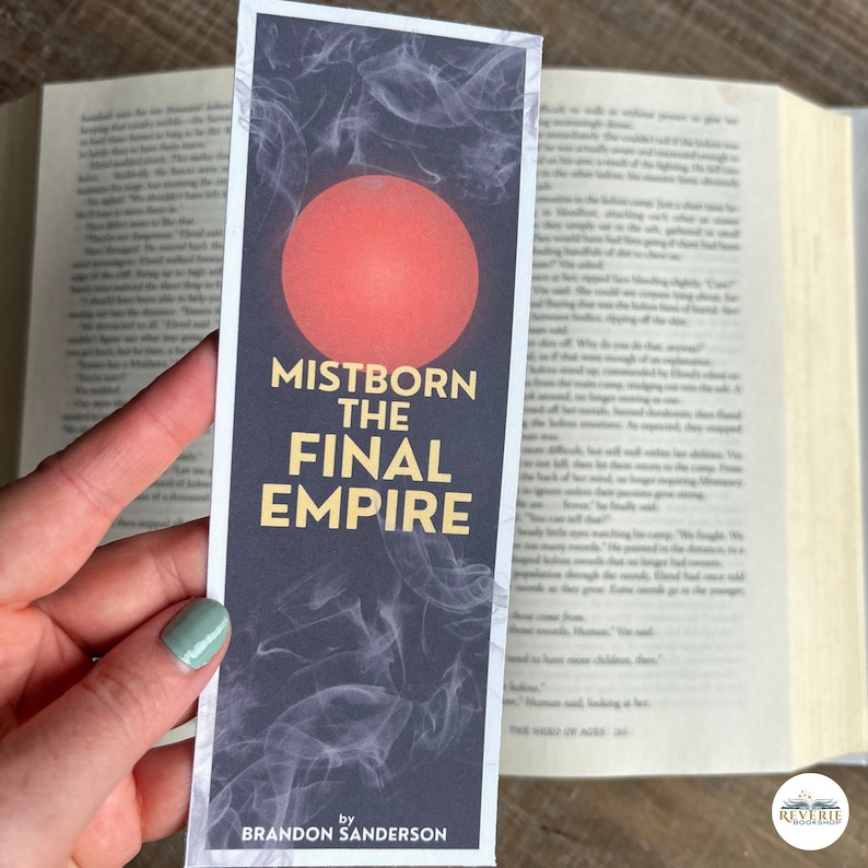 Mistborn Printable Bookmarks | PDF Cosmere Bookmark Set of 3 | Last ...