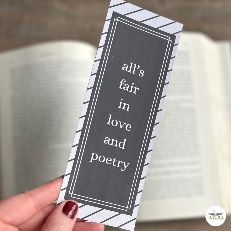The Tortured Poets Department Printable Bookmarks PDF TTPD Bookmark Set ...