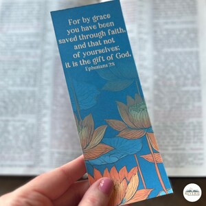 Printable Bible Verse Bookmark Set, Digital Bookish Gift for Christian ...