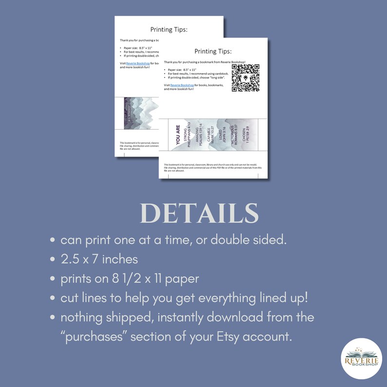 Joshua 1:9 Printable Bookmark With Mountains Bible Reading Accessory 2 ...