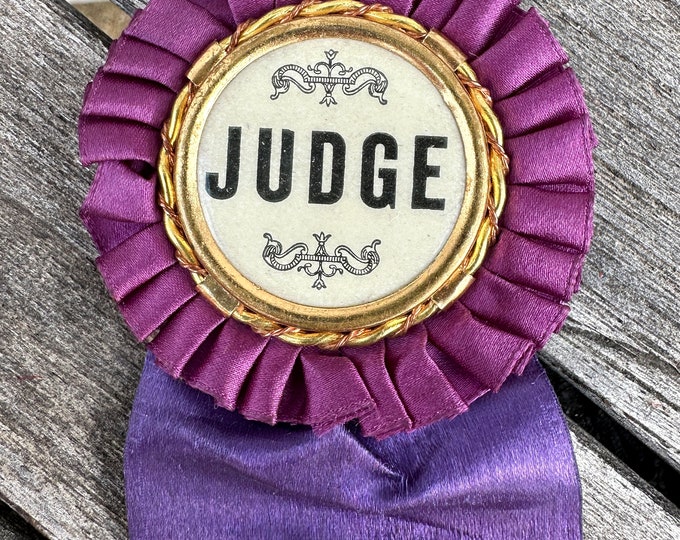 1934 Vintage Kennel Club Judge Ribbon/ 1930's/ AKC/ Dog Collectible ...