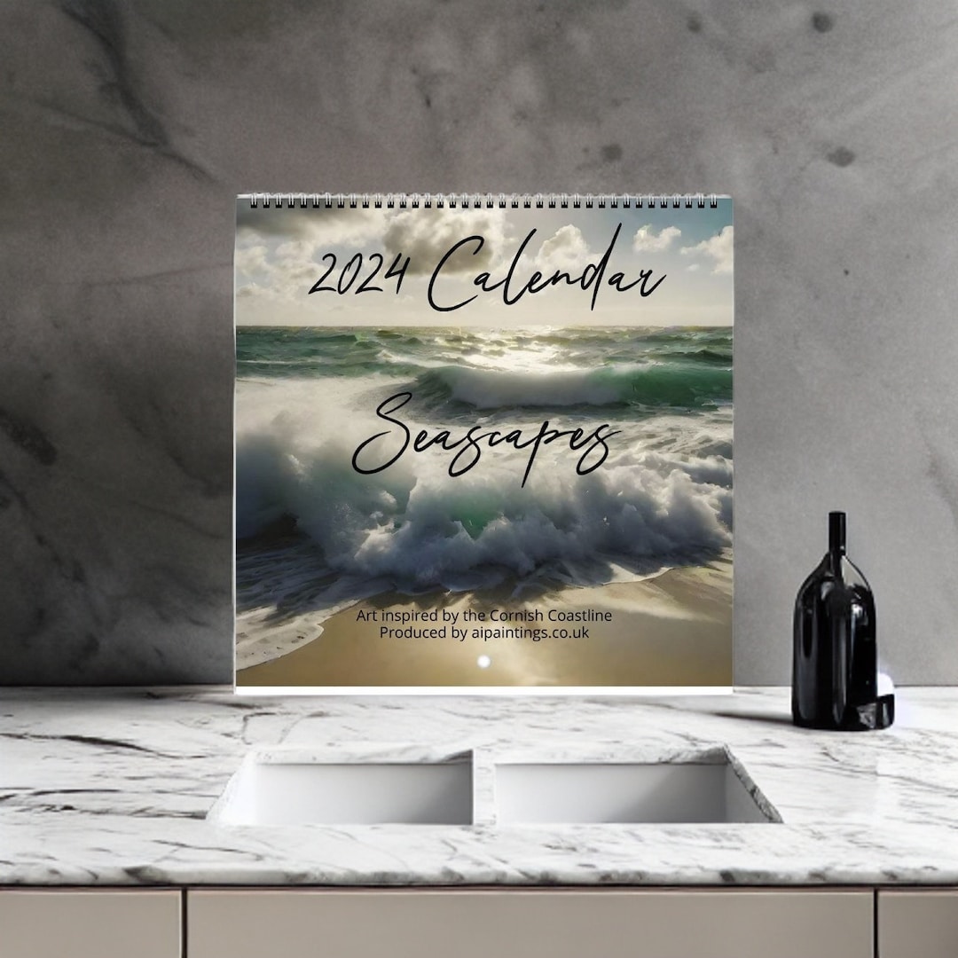 2024 Calendar Cornish Seascapes and Coastline Ready to Hang - Etsy