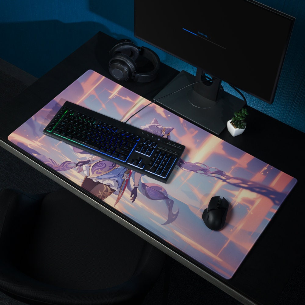 Keqing Genshin Impact Gaming Mouse Pad 36x18 - Etsy
