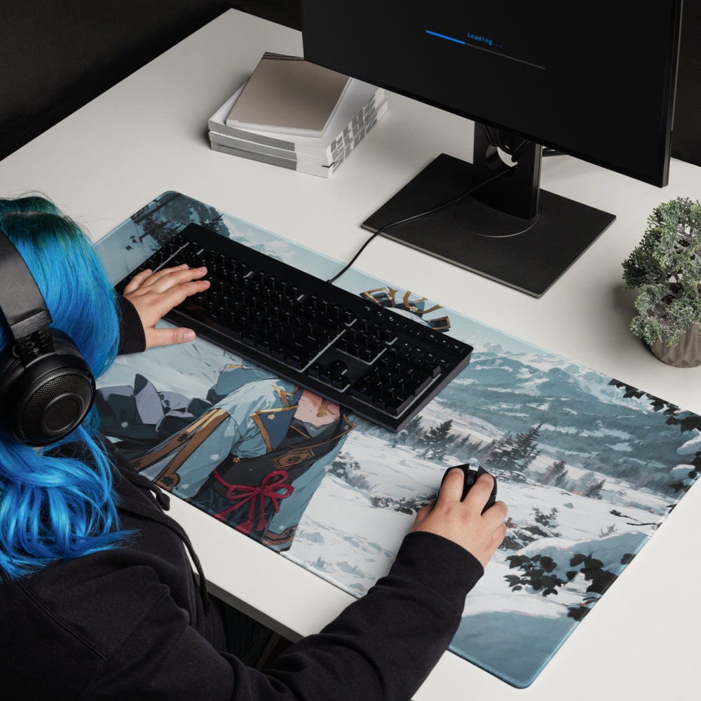 Ayaka Genshin Impact Gaming Mouse Pad 36x18 XXXL - Etsy