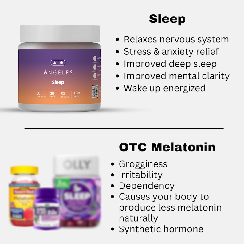 Sleep Supplement Herbal Capsules, Valerian Root Capsules, Blue Vervain ...