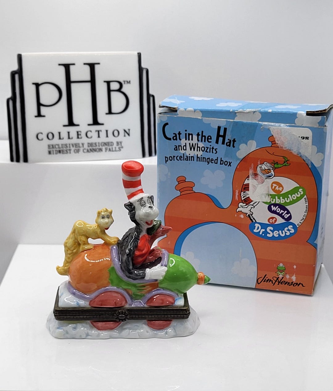 Dr. Seuss Cat in the Hat and Whozits Driving a Pickle Car. Made by ...