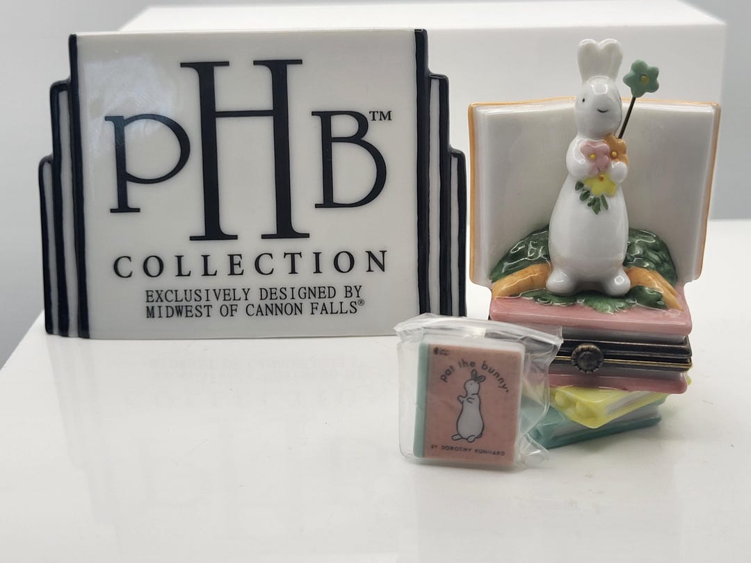 Pat the Bunny A Little Golden Book Porcelain Hinged Box With Pat the ...