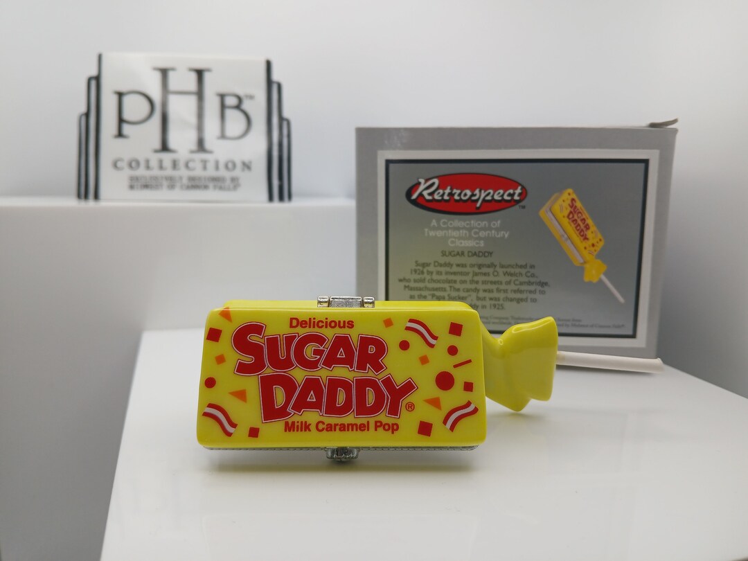 Sugar Daddy Porcelain Hinged Box (no Trinket) - Etsy