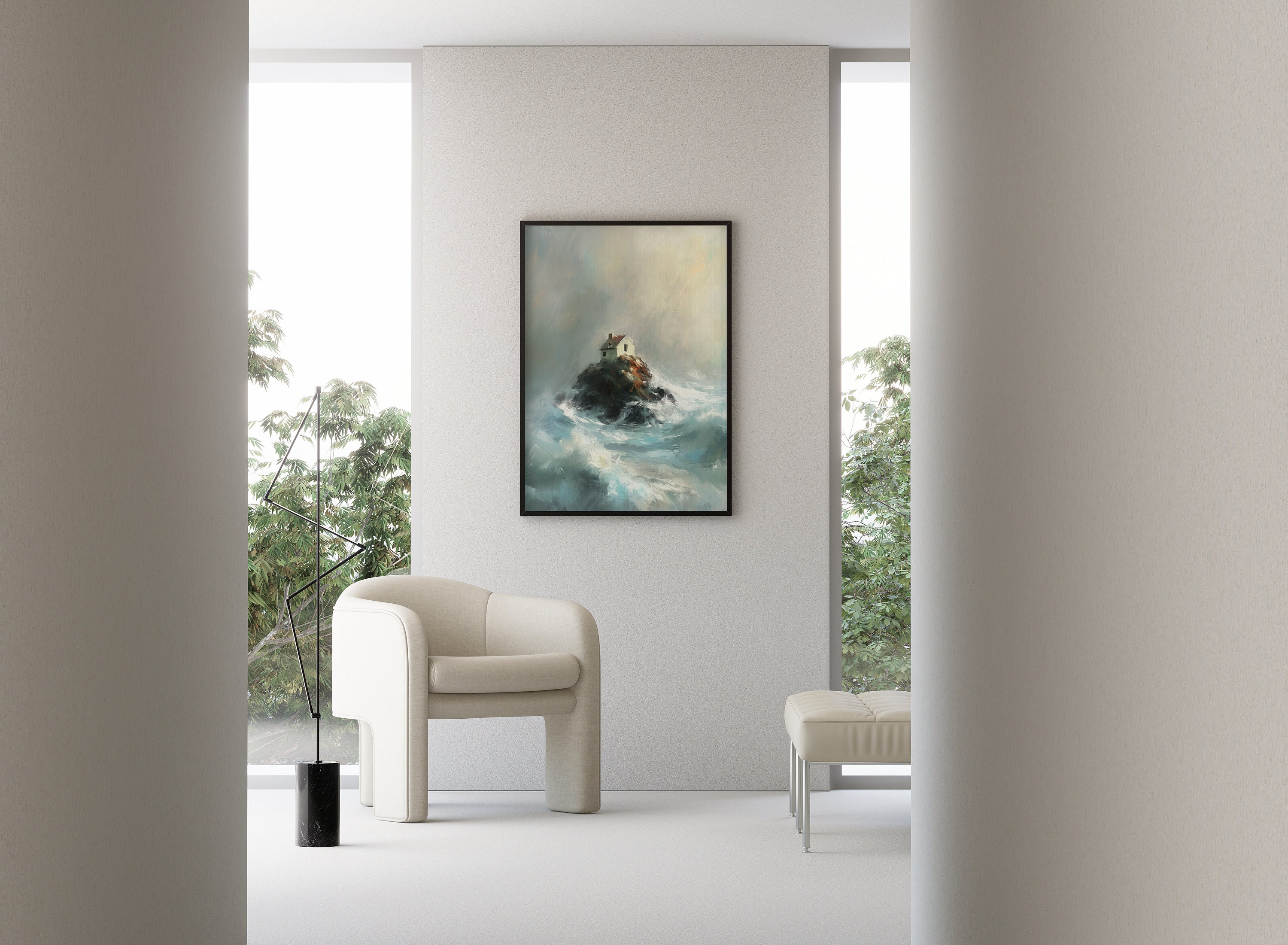 Build Your House on the Rock Wall Art, Matthew 7:24-27, Scripture Art ...