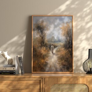 Jesus on the Path Wall Art, Come Follow Me, Jesus Christ Print ...