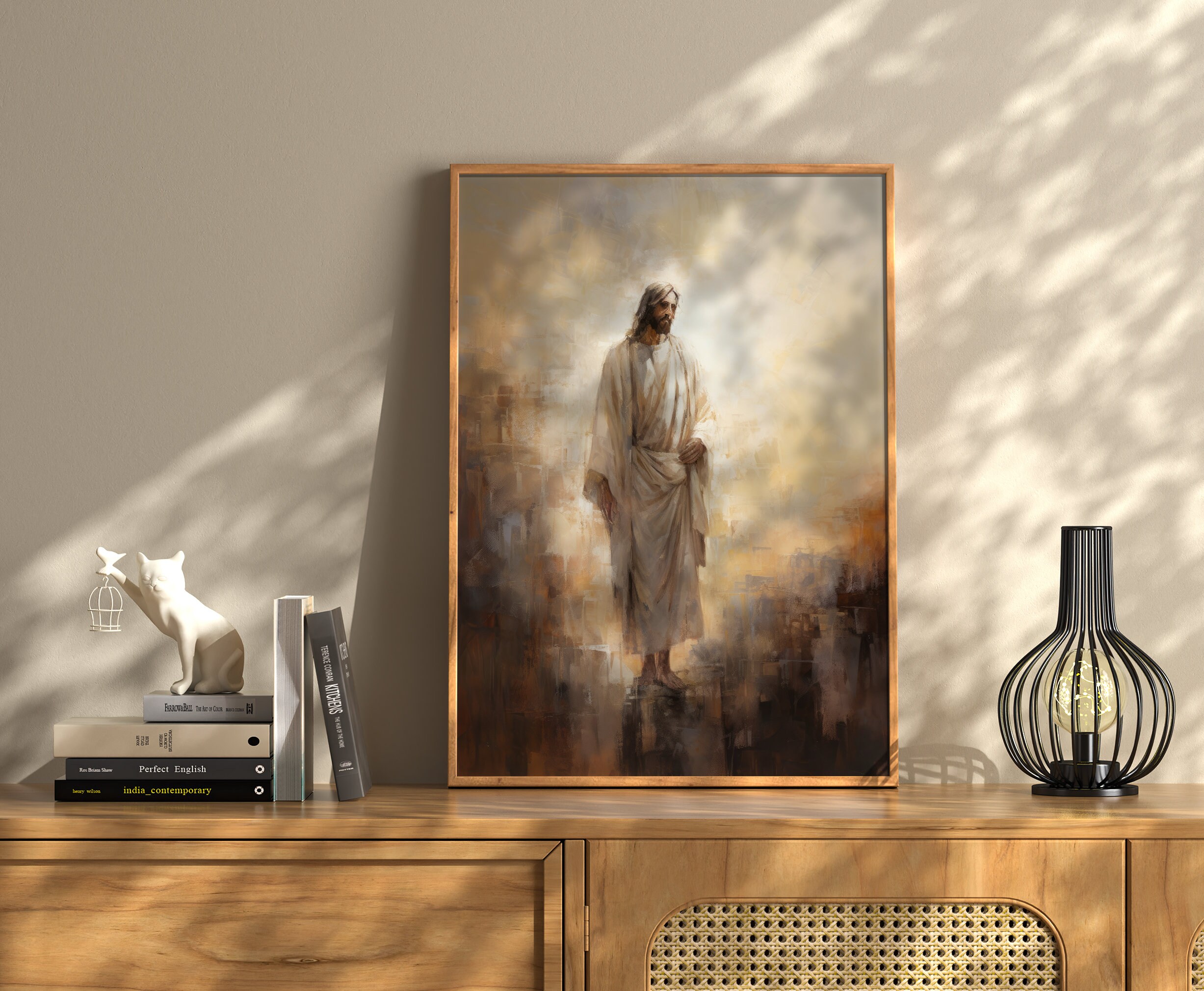 Jesus Christ Portrait Christian Wall Art LDS Gospel Art - Etsy