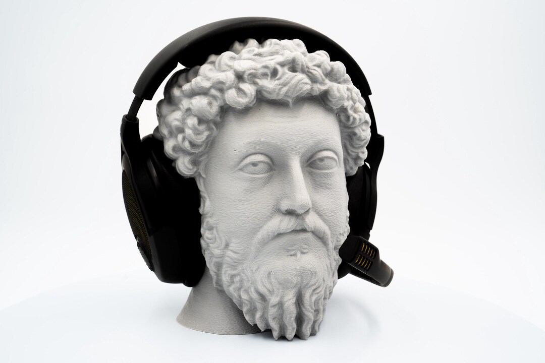 Marcus Aurelius Headphone Bust | Roman Empire Headphone Stand | Gamer ...
