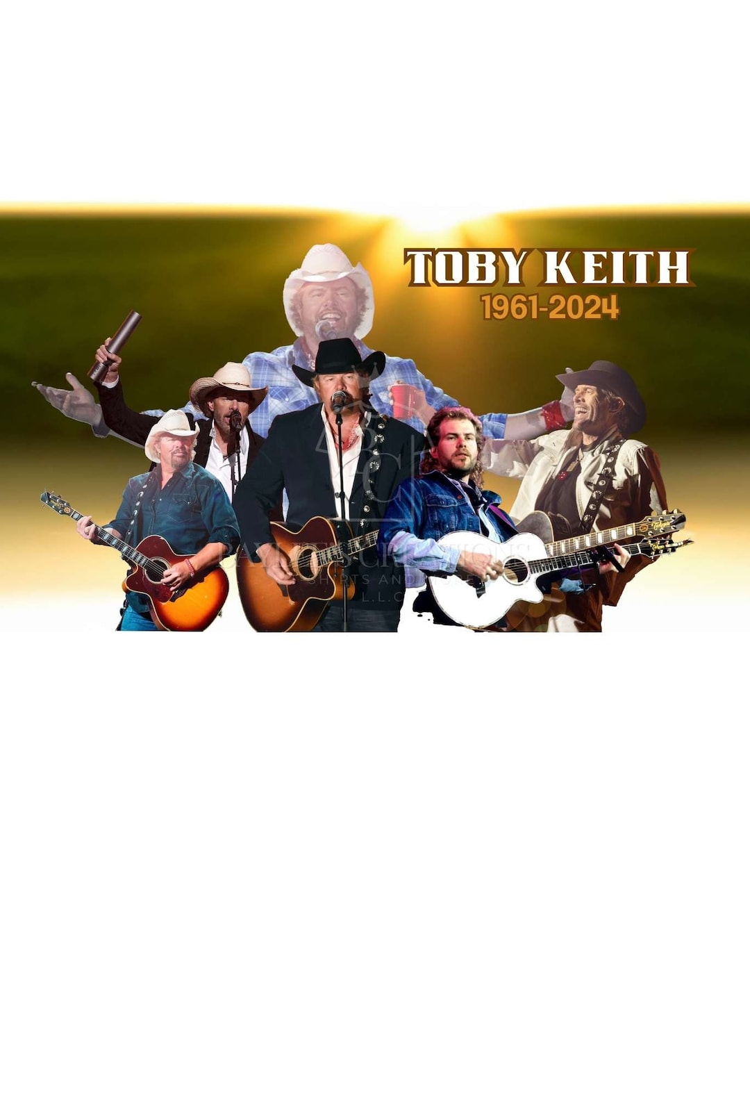 Toby Keith Memorial-svg, PNG, JPEG, Pdf, Angel Wings, Guitar, Usa ...