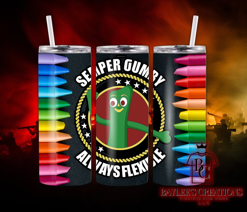 Funny Marine Corps Skinny Tumbler 20oz Gift for Marine, USMC, Funny ...