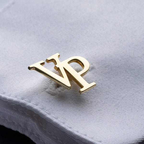 Initial Cufflinks - Etsy