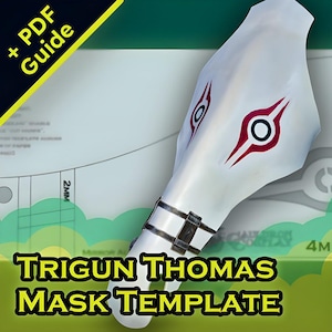 Trigun Thomas Mask -TEMPLATE and GUIDE- - Etsy